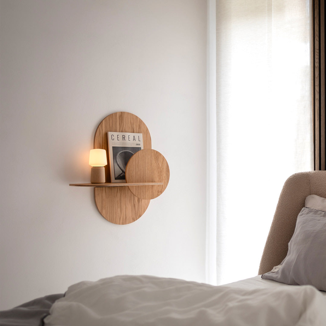 Alba Wall Shelf DUO · Oak herringbone – Woodendot