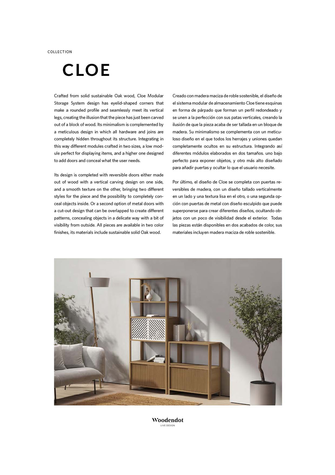 CLOE: product specs and info – Woodendot