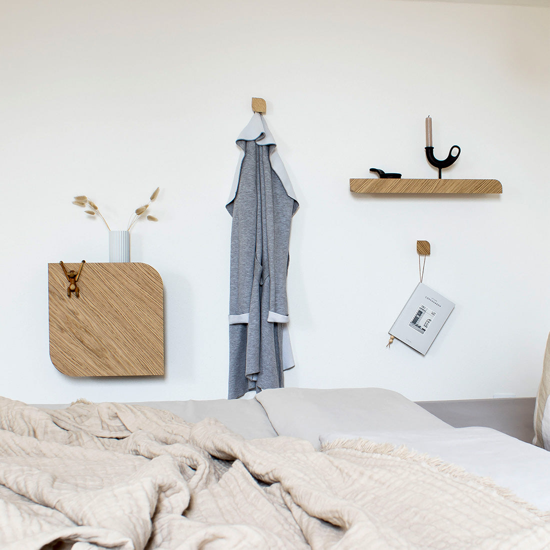 Cielo Wall Cabinet · Oak & Black – Woodendot